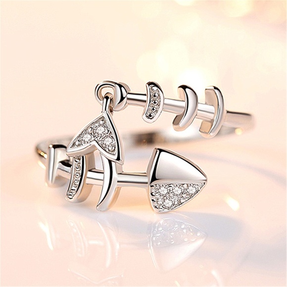 Jewelry | New Fishbone Adjustable Ring | Poshmark